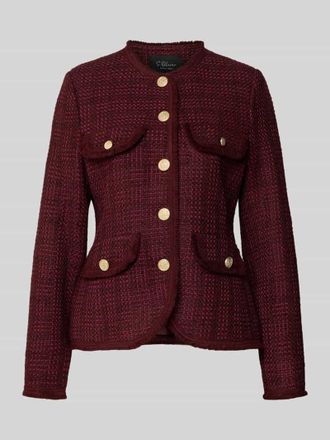 s.Oliver Black Label Kurzblazer mit goldfarbenen Zierkn&ouml;pfen