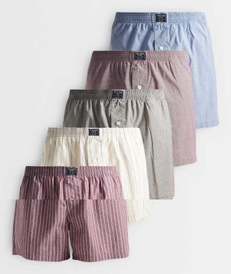 Abercrombie & Fitch 5er-Pack Boxer-Trunks mit neutralem Karomuster-Multi