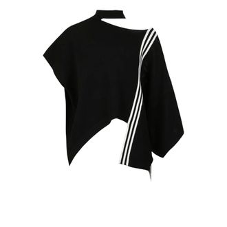 Yohji Yamamoto Femme, Pulls, Noir, Taille: 36 FR Knit Top
