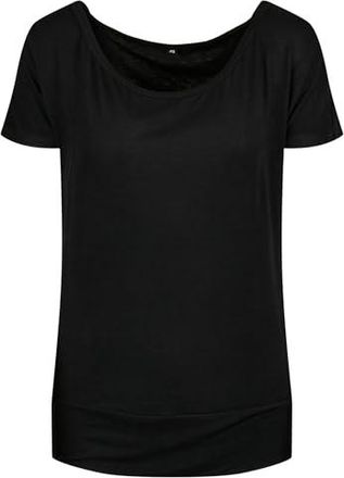 Build Your Brand Viscose By040bd Short Sleeve Crew Neck T-shirt XL