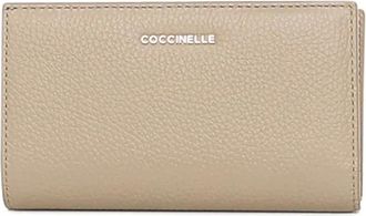 Coccinelle Femme, Accessoires, Beige, Taille: ONE Size Wallet Grained