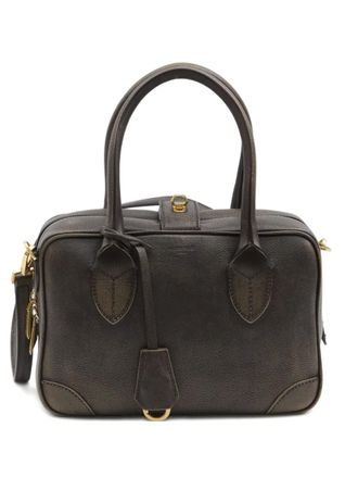 Golden Goose sac cabas Vita zippé à double anse - Marron