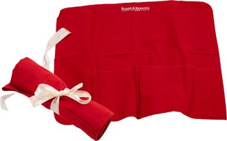 Robbe & Berking Bestecktasche aus Stoff. Aufbewahrung für versilberte und Silberne Bestecke. Schützt Silberbesteck vor Kratzern und kann das Anlaufen verhindern. (6 g