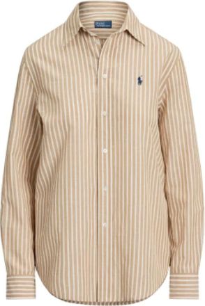 Ralph Lauren Femme, Blouses et Chemises, Beige, Taille: 36 FR Chemise &agrave; carreaux