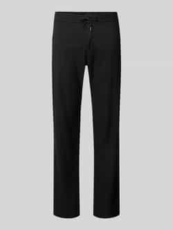 Boss Orange by Hugo Boss Straight Fit Leinenhose mit elastischem Bund Modell Sanderson