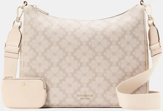 Kate Spade New York Kate Spade Spade Flower Umh&auml;ngetasche Mit T&auml;schchen, Gro&szlig; f&uuml;r Frauen in Dunkles Beige Mehrfarbig | PVC