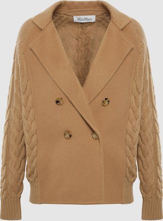 Max Mara Veste Courte Micio Camel