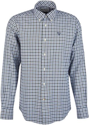 Barbour Softes Flanellhemd Finkle mit Vichykaromuster, Tailored Fit in