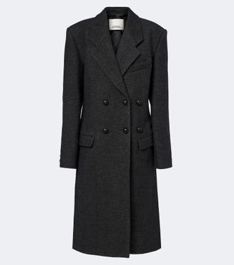 Isabel Marant Manteau Erla en laine et coton