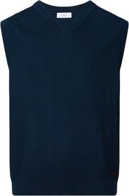 Eton Pull col v en coton
