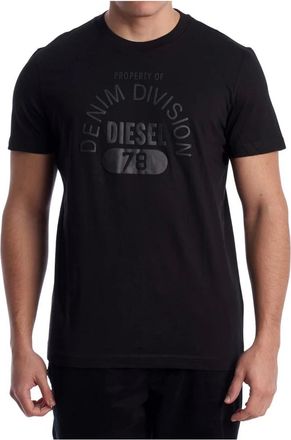 Diesel Homme, Tops, Noir, Taille: XL T-shirt ras du cou