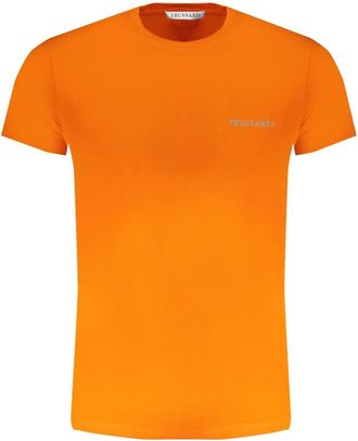Trussardi Short Sleeve T-Shirt - - Tops - Herren - Orange - M