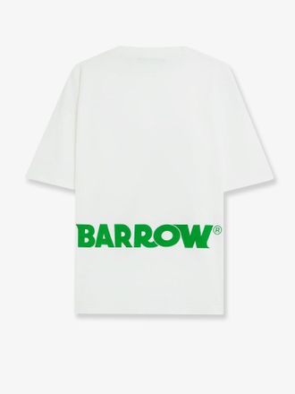 Barrow Mens Cotton T-Shirt White T-Shirts And Polos
