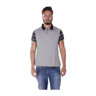 Versace Jeans Couture Homme, Tops, Gris, Taille: S Piquet Cotton Plain