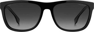 HUGO BOSS Polarisiert-Sonnenbrille f&uuml;r Herren (Matt Schwarz/Grau)
