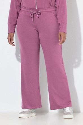 Ulla Popken Schlupfhose Jogginghose gerades Bein Elastikbund Taschen