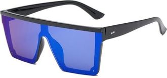 Generic Lunettes De Soleil &Agrave; Monture Large For Homme Et Femme, Id&eacute;ales For Lext&eacute;rieur, Les Vacances, Le Sport La Conduite(Blue)