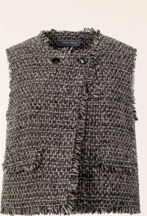 White Label Weste Boucl&eacute; Weste grau