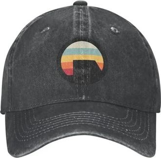 Generic Casquette de Baseball Homme, Logo Mode Jeu Casquette d&eacute;contract&eacute;e Casquette de Baseball Black Mesa Course Hippie Trucker Chapeau Visi&egrave;re de Soleil d&eacute;t