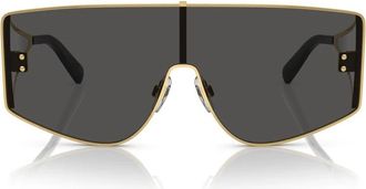 Dolce & Gabbana Shield Sonnenbrille - - Accessories - unisex - Schwarzk - 44 MM