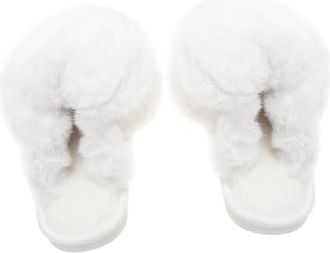 Hemoton Pantoufles Int&eacute;rieur pour Femmes Peluche Chaude Antid&eacute;rapantes Confortables et Chaleureuses pour Automne et Hiver Adapt&eacute;es Maison et Ext&eacute;rieur Pointur