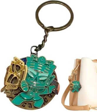 Generic Porte-cl&eacute;s Sanxingdui, pendentif Sanxingdui, porte-cl&eacute;s Sanxingdui changeant de visage, pendentif cr&eacute;atif du sac &agrave; dos des ruines de Sanxingdui, porte