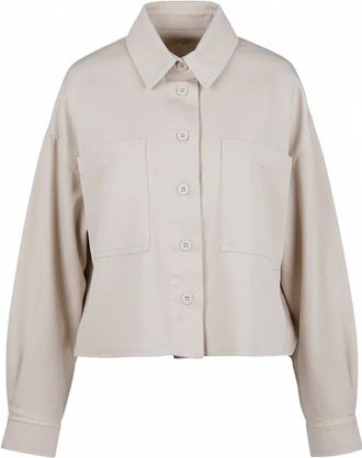 Max Mara Femme, Blouses et Chemises, Beige, Taille: 42 FR Camicia Radente