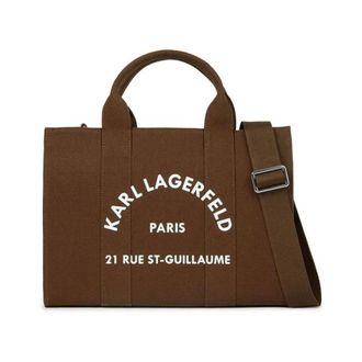 Karl Lagerfeld Femme, Sacs, Brun, Taille: ONE Size RSG Square Medium Tote
