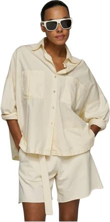 10 Days Femme, Blouses et Chemises, Beige, Taille: 38 FR Chemise Oversize