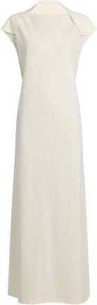 Viktoria Chan Robe longue col carr&eacute; en coton m&eacute;lang&eacute;