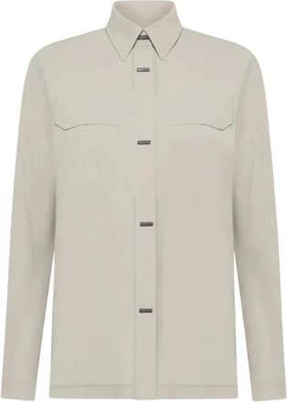 Roberto Ricci Design Rrd, Homme, Chemises, Beige, Taille: 4XL Surflex Overshirt
