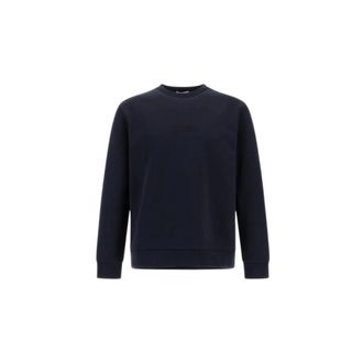 Herno Resort Logo Sweatshirt - - Sweatshirts & Hoodies - Herren - Blau - S
