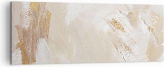 Arttor Panorama Bilder auf Leinwand Minimalistisch Hell Stück Leinwandbild 140x50cm Wandbilder Dekoration Wohnzimmer Schlafzimmer Groß XXL Wanddeko Bild Wand