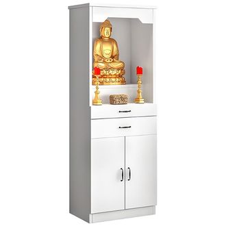 Generic Buddha-Altar, Gebetsaltar, pers&ouml;nlicher Buddha-Nischenaltar, chinesischer Meditationstisch mit Schublade, einfache Opfertische f&uuml;r Gebete