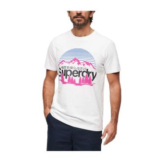 Superdry Great Outdoors T-shirt - - Tops - Herren - Wei&szlig; - XL