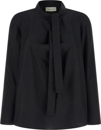 Christophe Lemaire Femme, Blouses et Chemises, Noir, Taille: 40 FR Chemisier Ascot