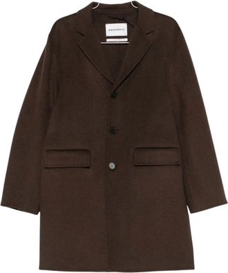 Amaranto Amaránto, Homme, Manteaux, Brun, Taille: L Manteau croisé