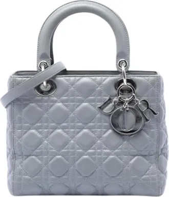Dior Pre-owned Lady Dior - Femme - Pre-owned - Gris - Taille: ONE Size