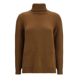 adidas by Stella McCartney Pullover mit hohem Kragen - - Sport - Damen - Braun - S