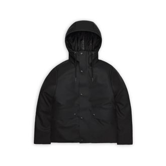 Rains Short W Parka - - Jackets - Damen - Schwarzk - XS