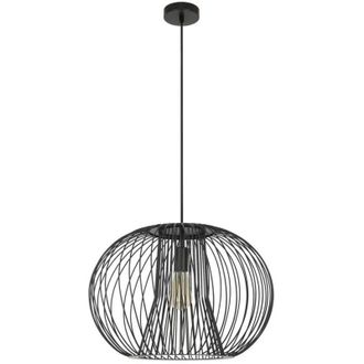 Beacon Lighting Beacon Lighting - neuwertig] H&auml;ngeleuchte Pheonix H&auml;ngelampe Deckenlampe Schwarz Metall &oslash;50cm B-Ware