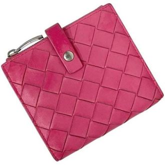 Bottega Veneta Pre-owned Fabric Wallet - - Pre-owned - Damen - Rosa - ONE SIZE