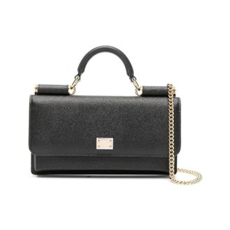 Dolce & Gabbana Schwarze Iguana-Print Leder Tasche - - Bags - Damen - Schwarzk - ONE SIZE