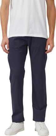 s.Oliver Regular Fit: Fein gemusterte Hose aus Baumwollstretch