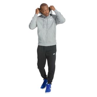 Nike Sportswear Club Hoodie mit durchgehendem Rei&szlig;verschluss f&uuml;r Herren (Grau)