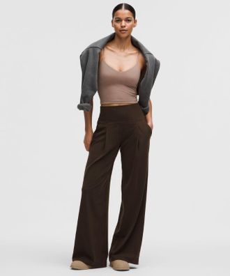 lululemon Align Palazzo-Hose Normale L&auml;nge f&uuml;r Frauen - Gr&ouml;&szlig;e 10 in Walnut Crunch