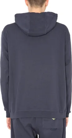 Ymc You Must Create Hooded Cotton Sweatshirt - Blue