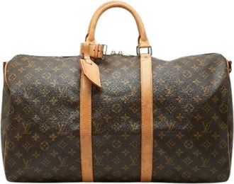 Louis Vuitton unisex, Pre-owned, Brun, Taille: ONE Size Pre-owned Keepall50 Monogram Boston Bag