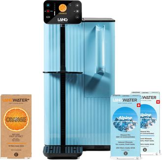 Lang WATER Osmoseanlage Auftisch TheWell 2 - mit Mineralisierung, Aromen, Hei&szlig;wasserspender - Umkehrosmoseanlage f&uuml;r Trinkwasser inkl. 4-stufigem Wasserfil