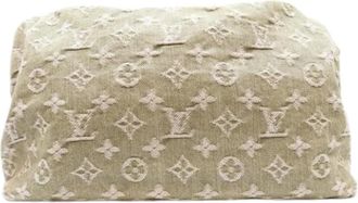 Louis Vuitton Pre-owned Vintage Monogram Denim Schultertasche - - Pre-owned - Damen - Gr&uuml;n - ONE SIZE